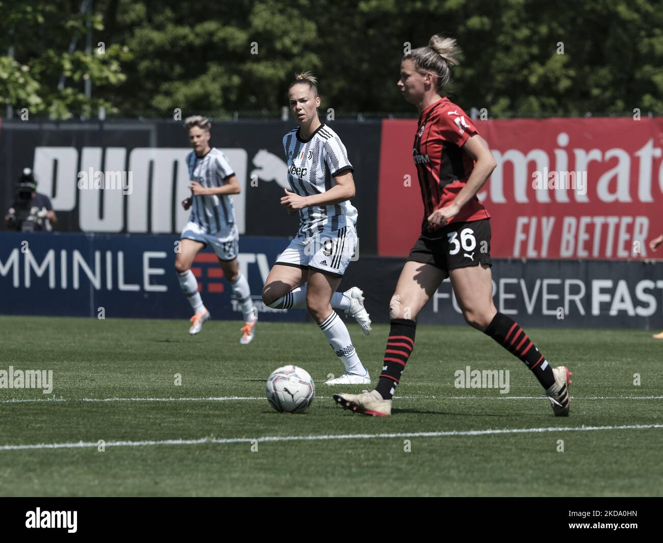 Laura Agard during the Serie A match between Milan v Juventus Women, in ...
