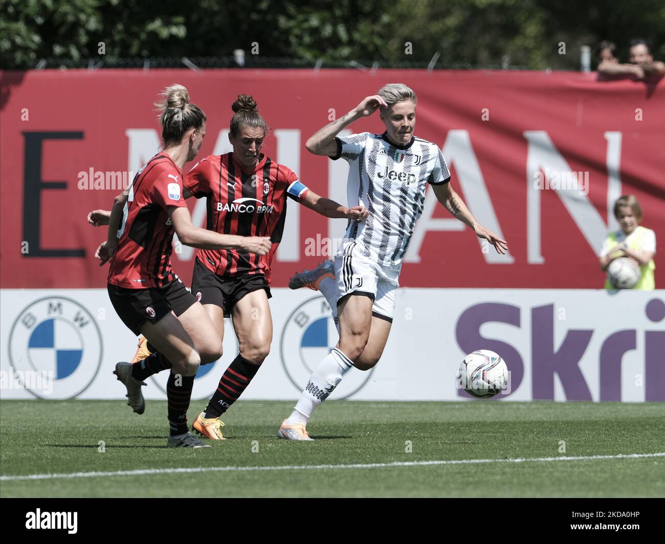 Lina Mona Andrea Hurtig during the Serie A match between Milan v ...
