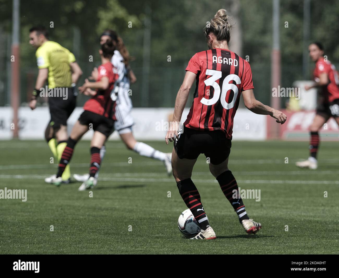 Laura Agard during the Serie A match between Milan v Juventus Women, in ...