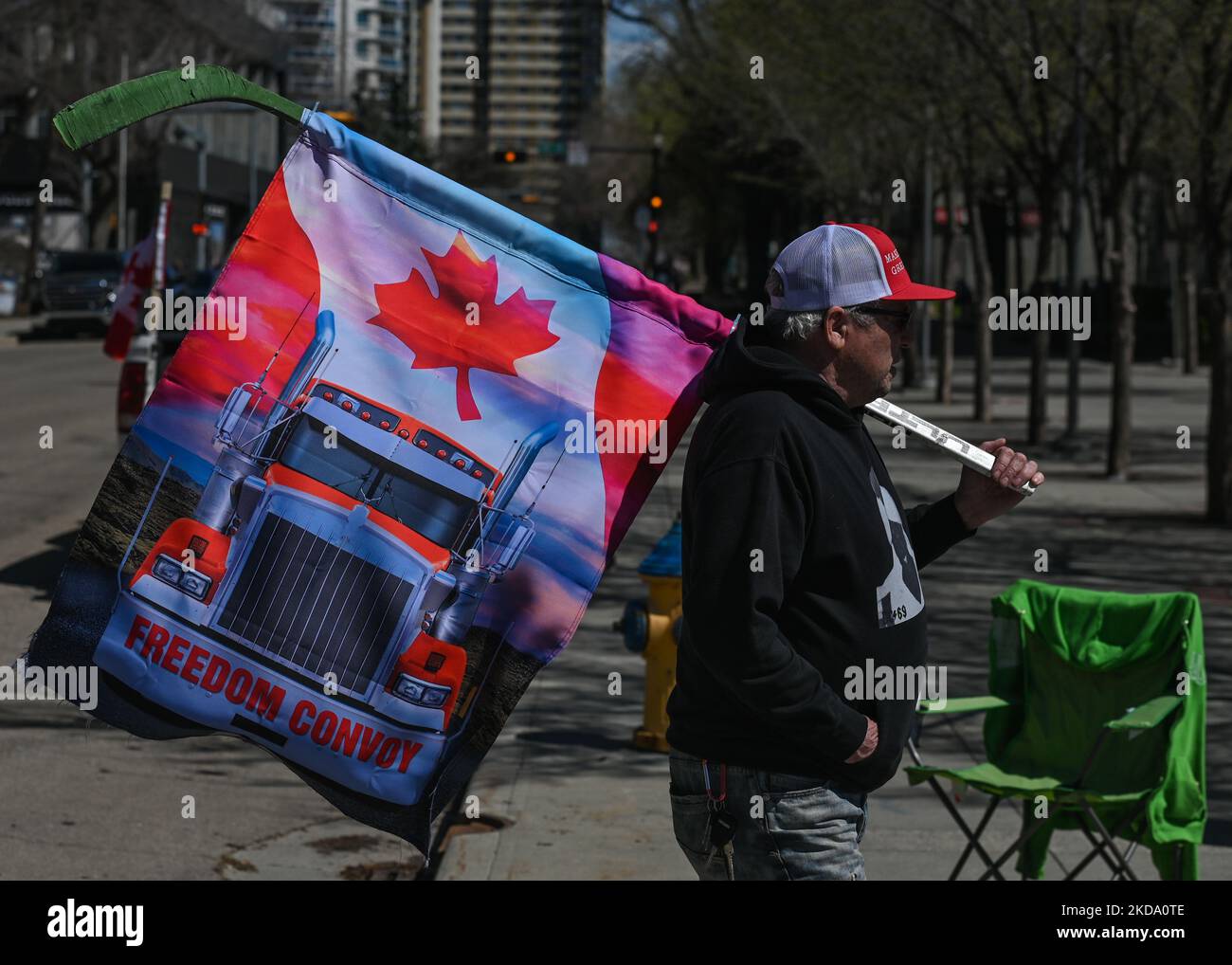 Alberta wide freedom convoy hi-res stock photography and images - Alamy