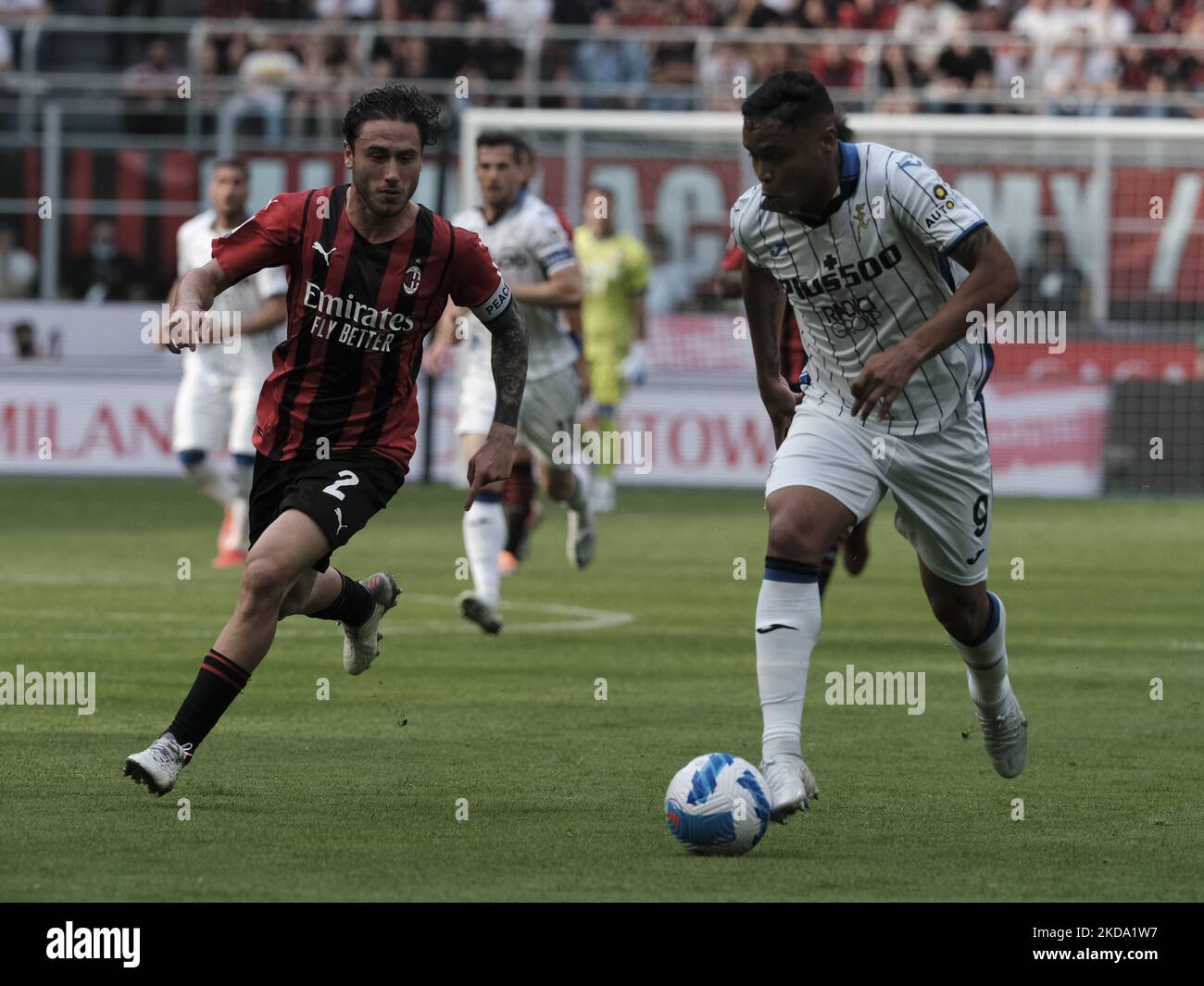Luis Muriel during the Serie A match between Milan v Atalanta, in ...