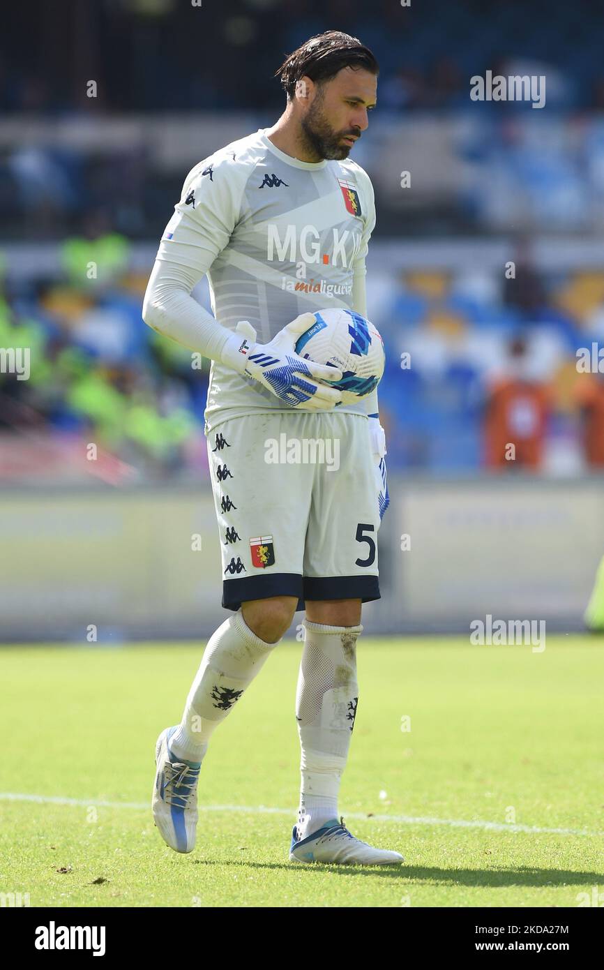 Salvatore Sirigu of Genoa CFC during the Serie A match between SSC ...