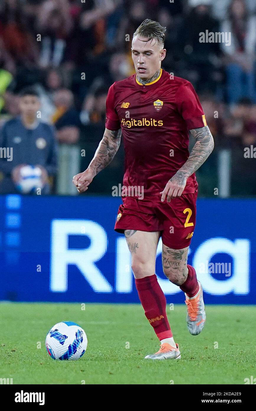 Rick Karsdorp of AS Roma during the Serie A match between AS Roma and ...