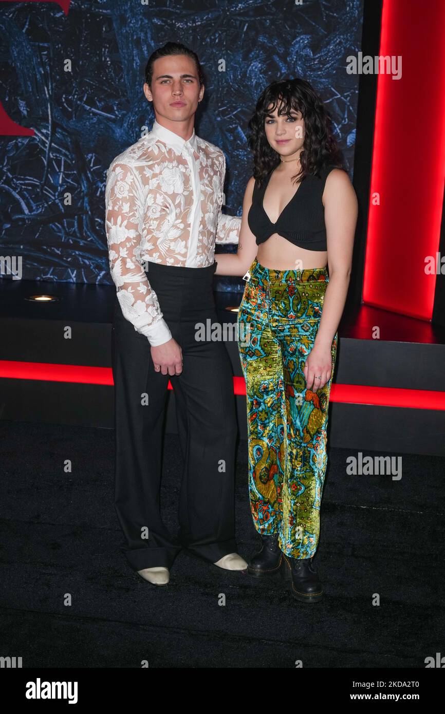 BROOKLYN, NEW YORK - MAY 14: Tanner Buchanan and Mary Mouser attend ...