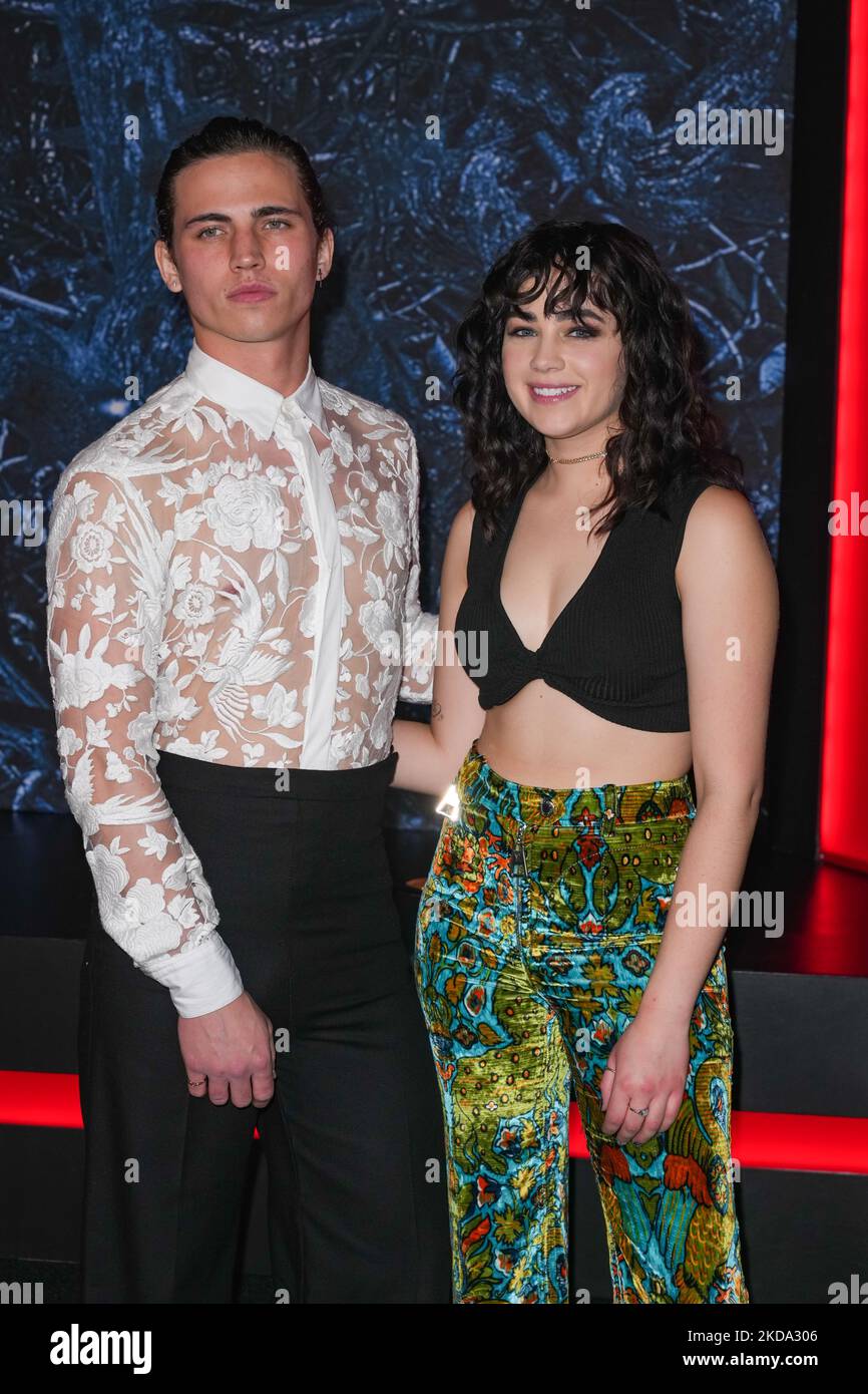 BROOKLYN, NEW YORK - MAY 14: Tanner Buchanan and Mary Mouser attend ...