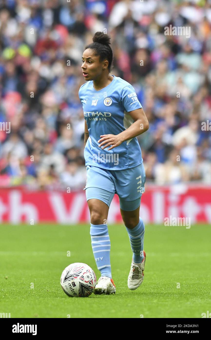 Demi Stokes of Manchester City in action during the Women's FA Cup ...