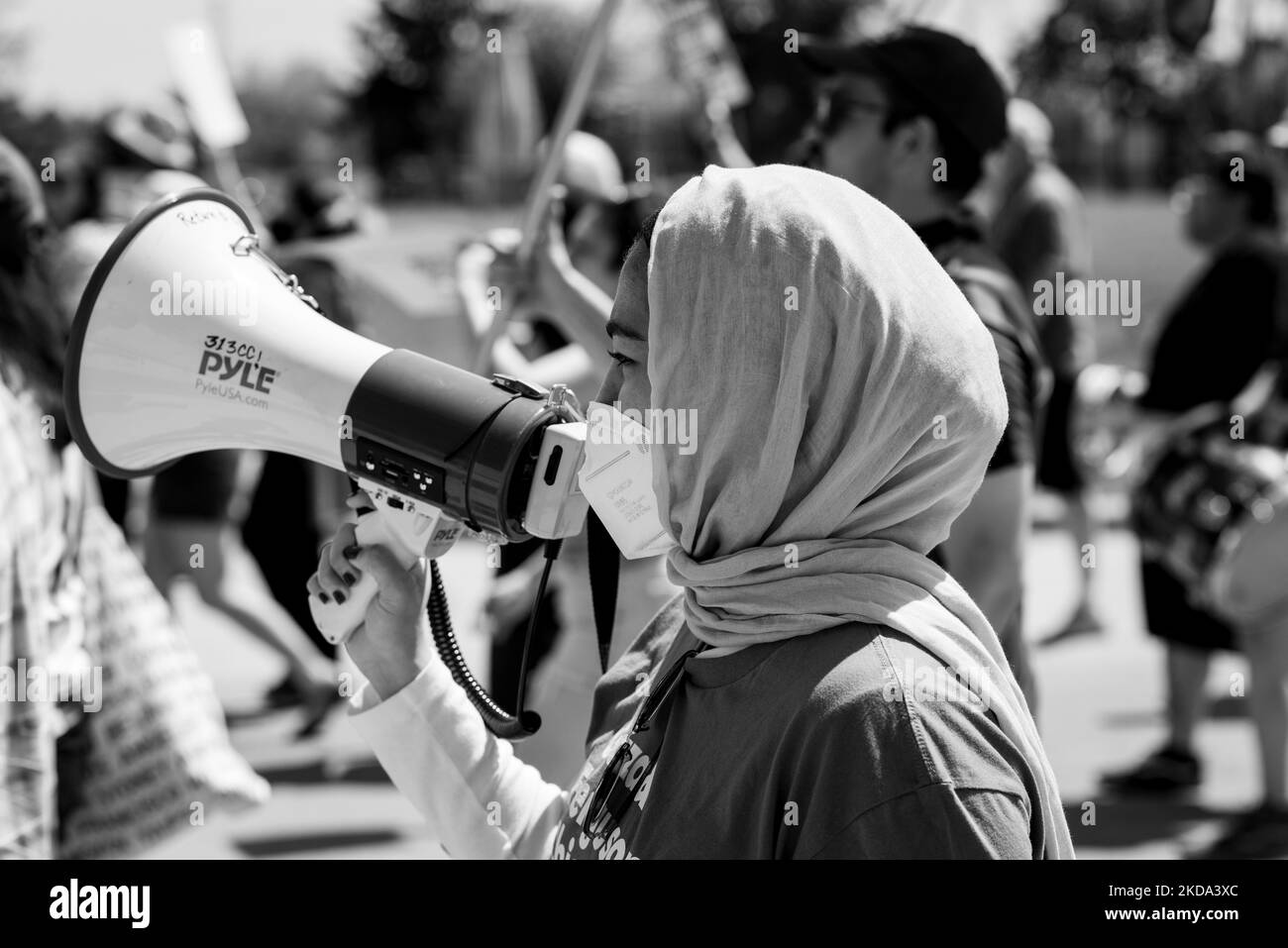 The Palestinian Youth Movement held a rally, march, and community ...