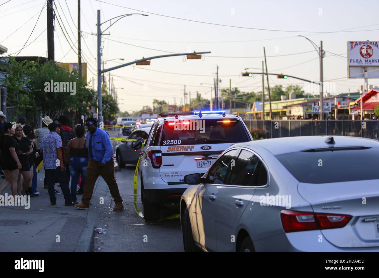 A shooting took place at a busy market in Houston, Texas, Sunday, May ...