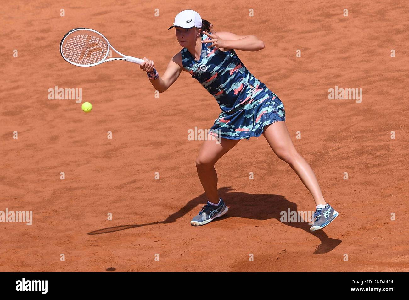 Iga Swiatek in action during the Internazionali BNL D'Italia Women ... Iga Swiatek in action during the Internazionali BNL D'Italia Women ...