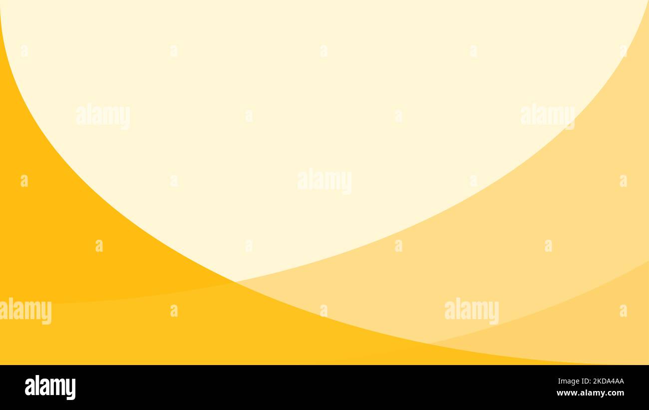 A flat presentation background design in shades of yellow Stock Vector ...