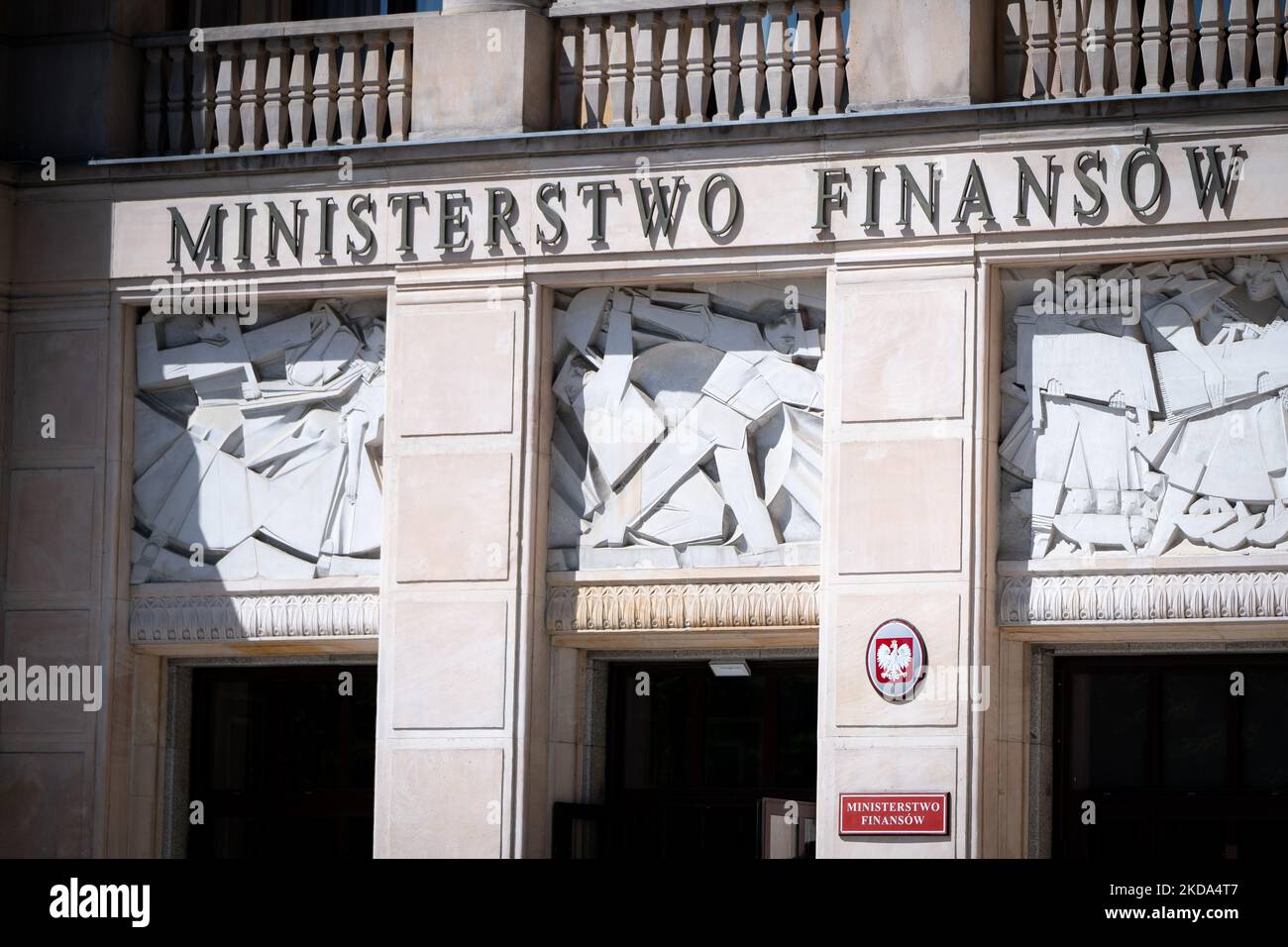 Polish Ministry of Finance in Warsaw, Poland on May 16, 2022 (Photo by ...