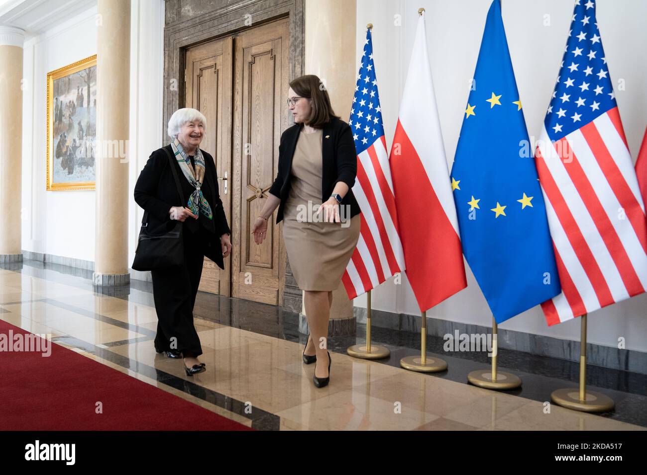 Polish finance minister magdalena rzeczkowska hi-res stock photography ...