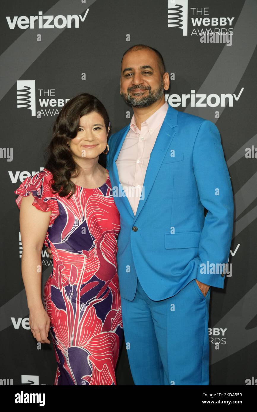 NEW YORK, NEW YORK - MAY 16: Alaina Browne and Anil Dash attends the ...