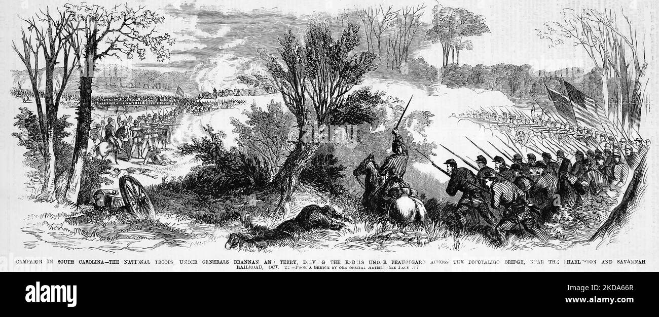 Campaign in South Carolina - The National troops, under Generals John ...