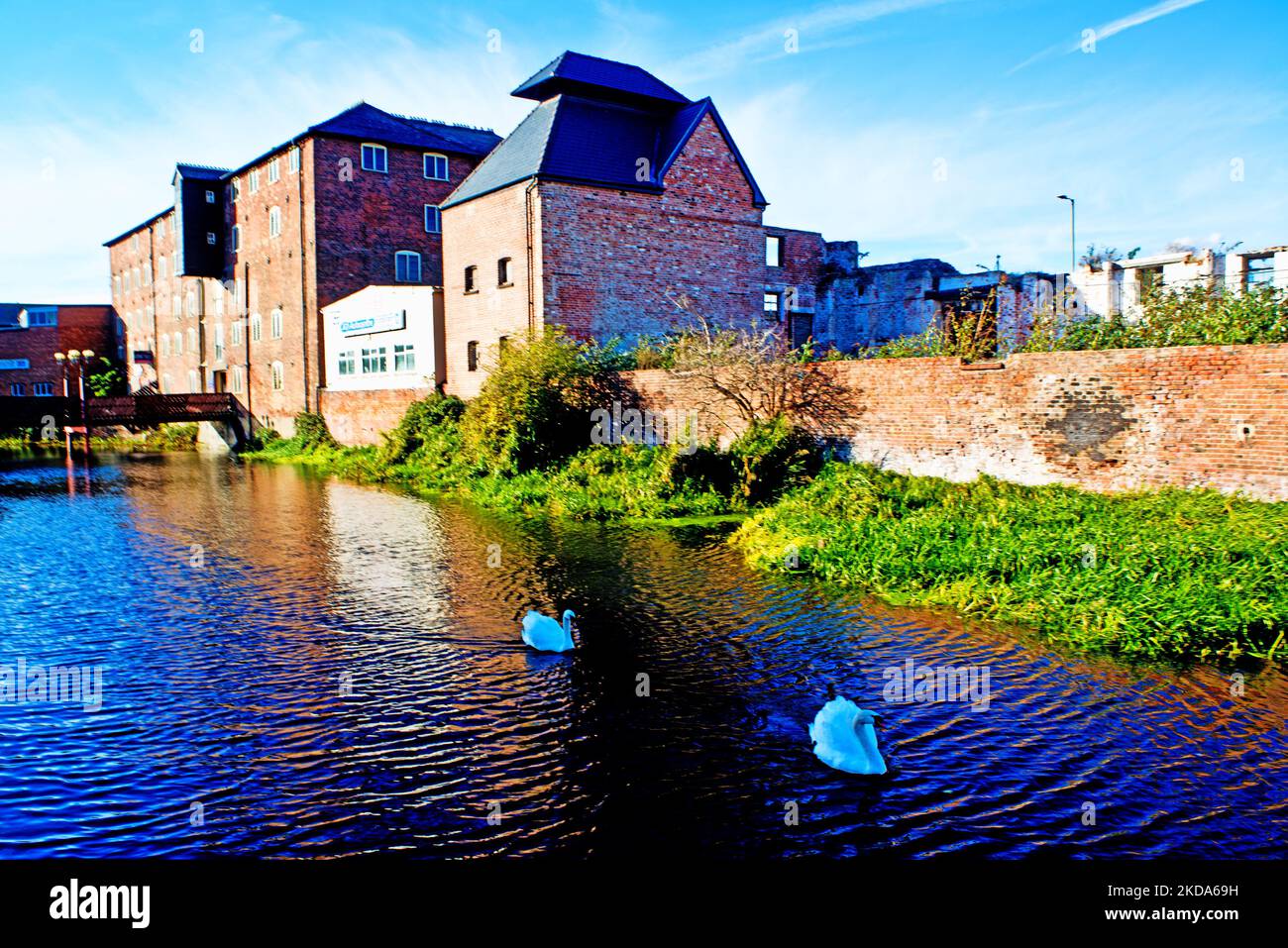 Converted Industrial Building into Buisnesses and River Freshney ...