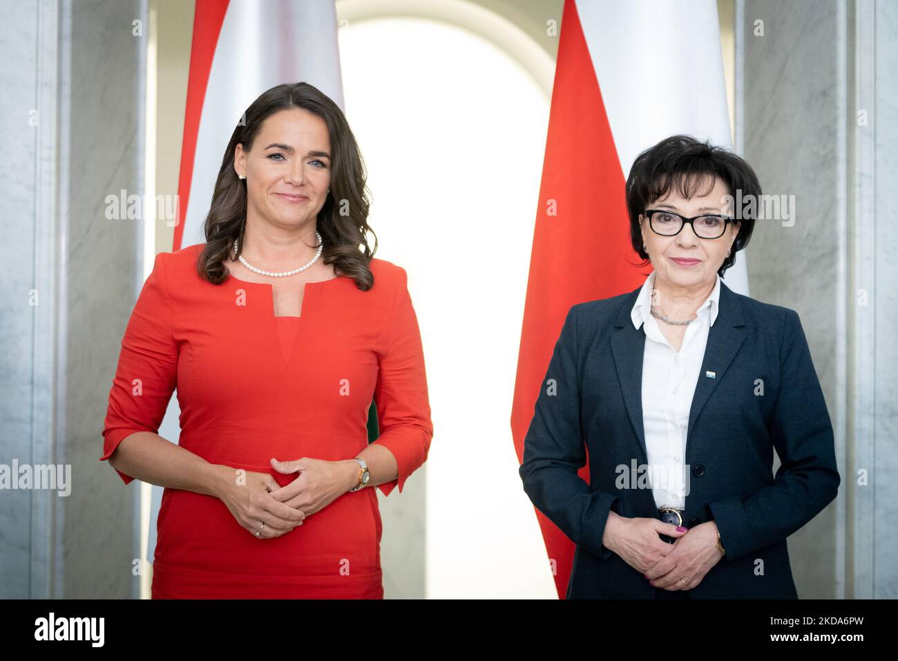 Hungarian President Katalin Novak meets Marshal of the Sejm (lower ...