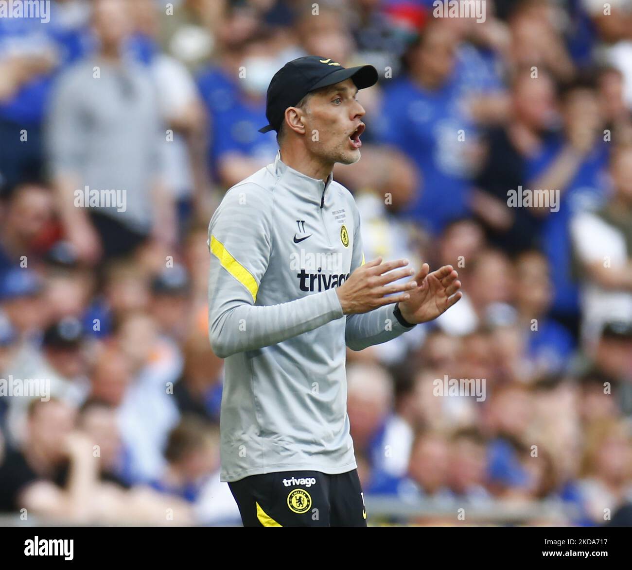 Chelsea manager Thomas Tuchel during FA Cup Final between Chelsea and ...