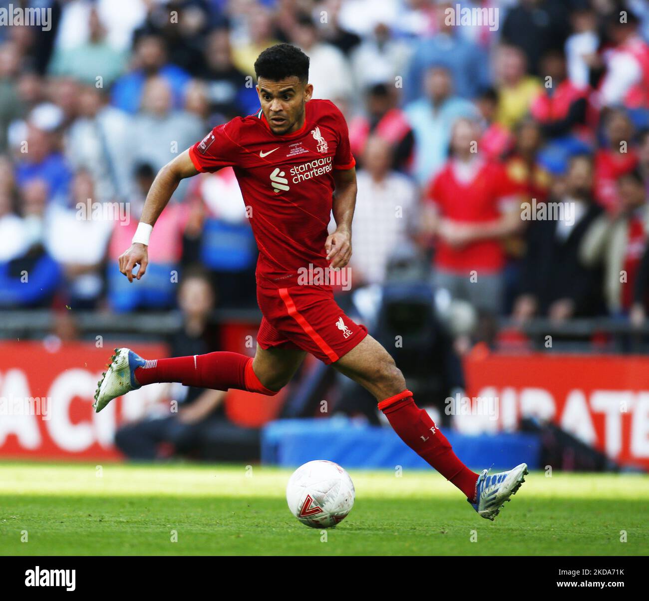 Liverpool's Luis Fernando Diaz Marulanda during FA Cup Final between ...