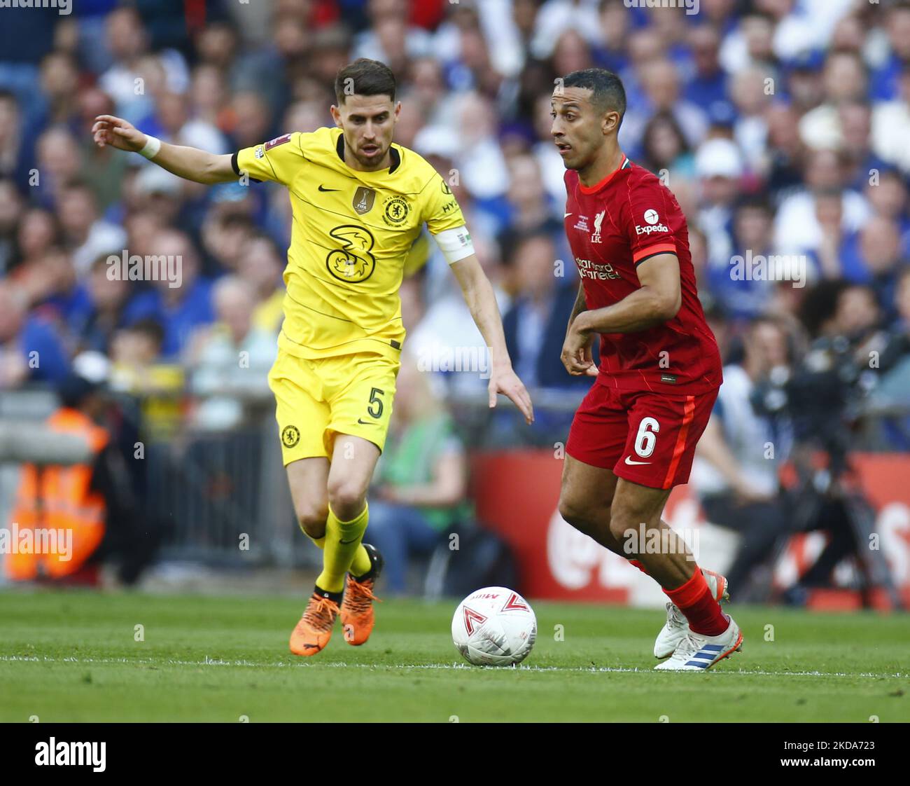 Liverpool's Thiago Alcantara during FA Cup Final between Chelsea and ...