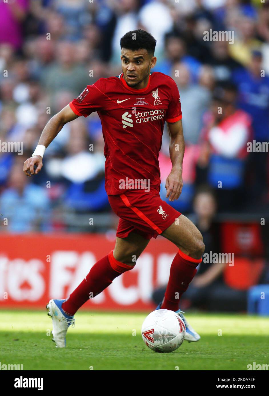 Liverpool's Luis Fernando Diaz Marulanda during FA Cup Final between ...