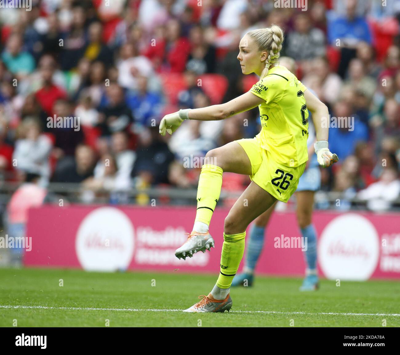LONDON, ENGLAND - MAY 15:Ellie Roebuck of Manchester City WFC during ...