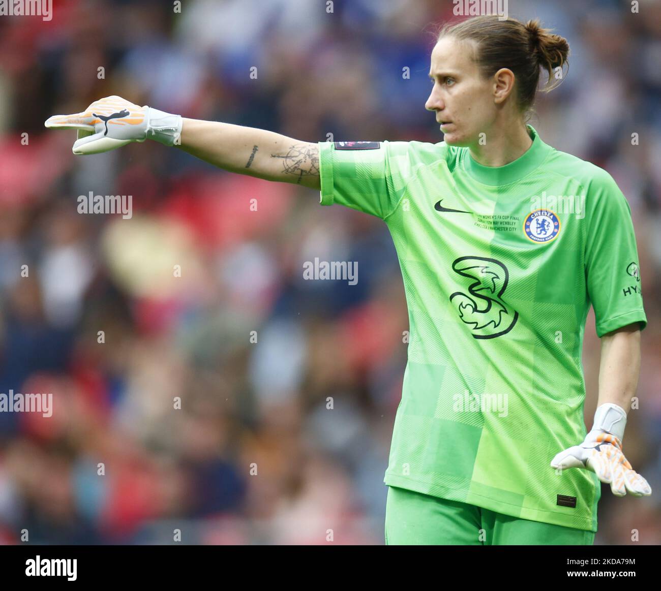 LONDON, ENGLAND - MAY 15:Chelsea Women Ann-Katrin Berger during Women's ...