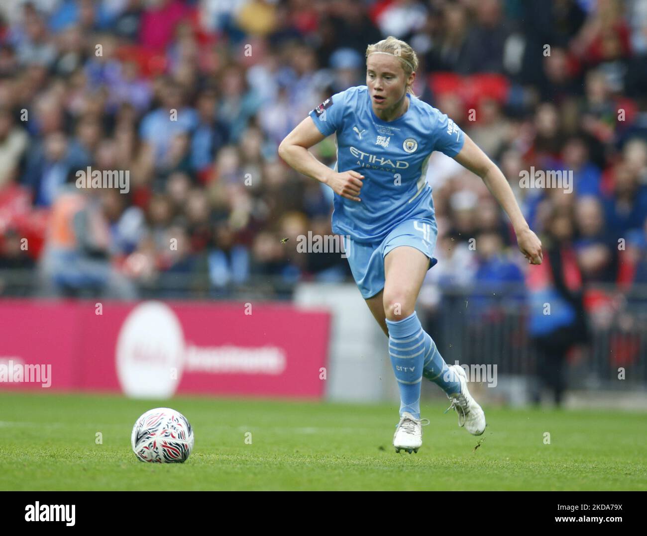 London England May 15 Julie Blakstad Of Manchester City Wfc During