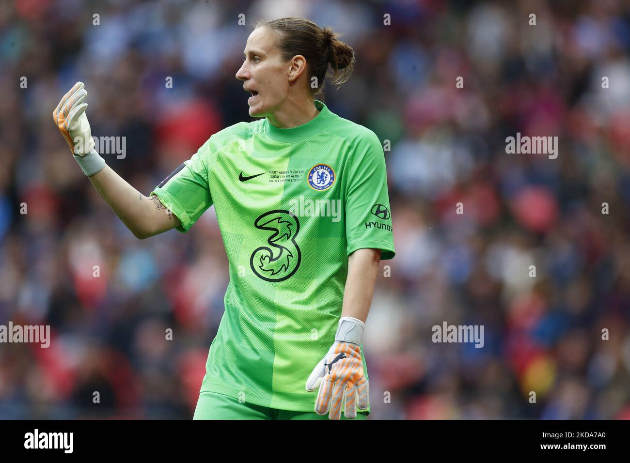 LONDON, ENGLAND - MAY 15:Chelsea Women Ann-Katrin Berger during Women's ...