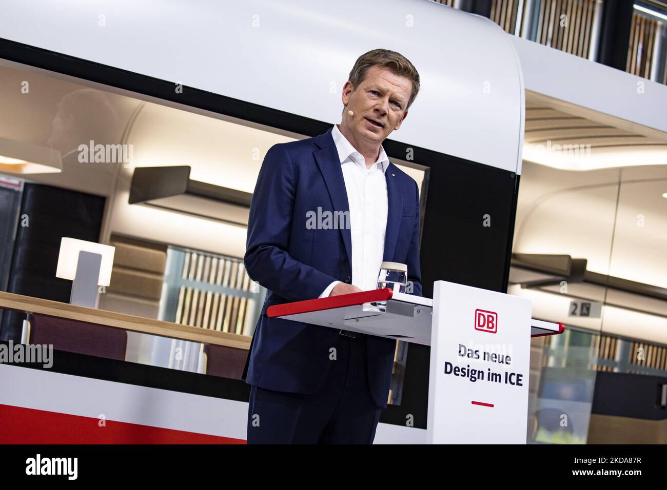 Chairman of the Deutsche Bahn (German Railways) Richard Lutz is ...