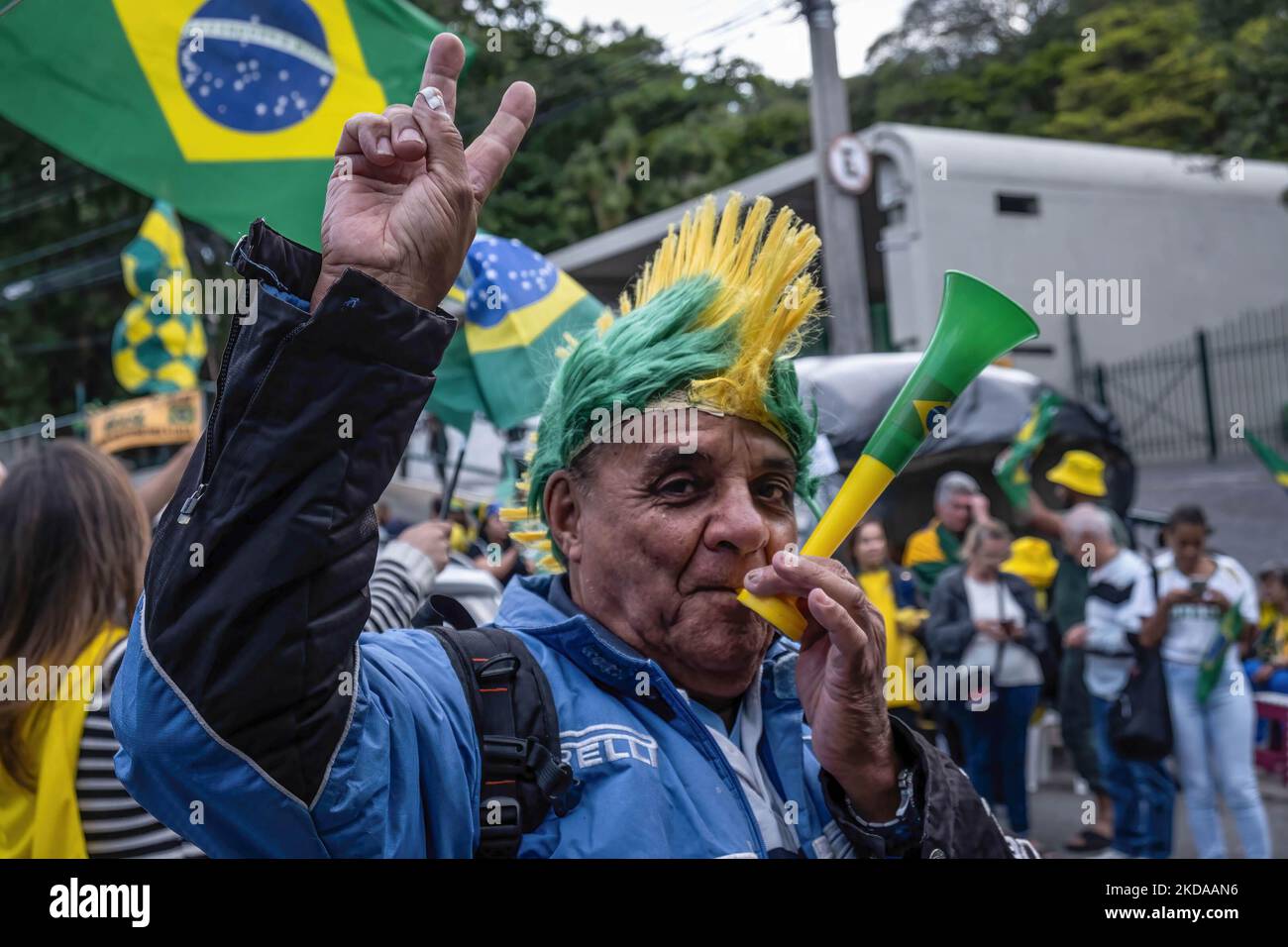 Brazilian national flag colours hi-res stock photography and images - Alamy