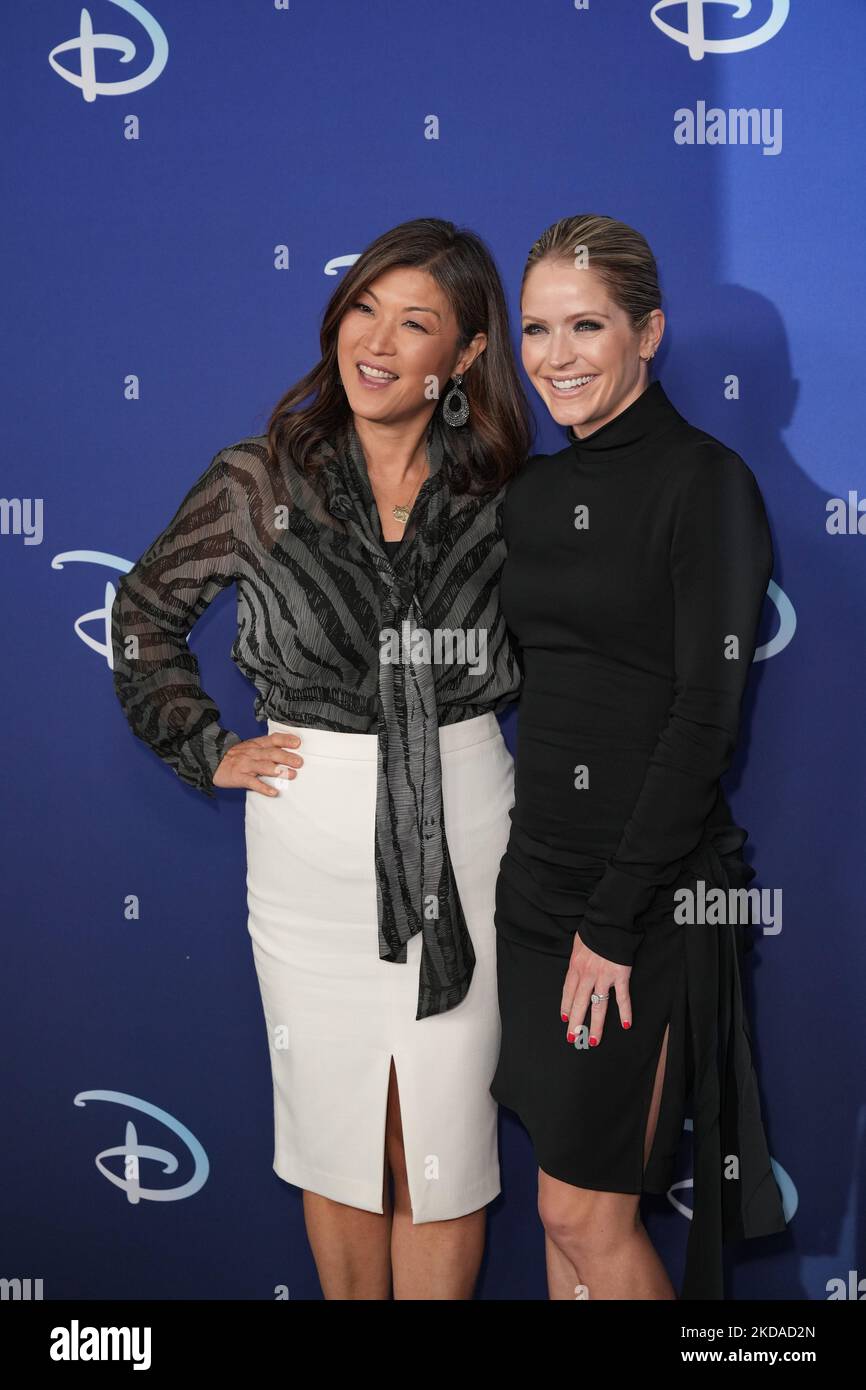 NEW YORK, NEW YORK - MAY 17: Juju Chang Sara Haines attends the 2022 ABC Disney Upfront at ...