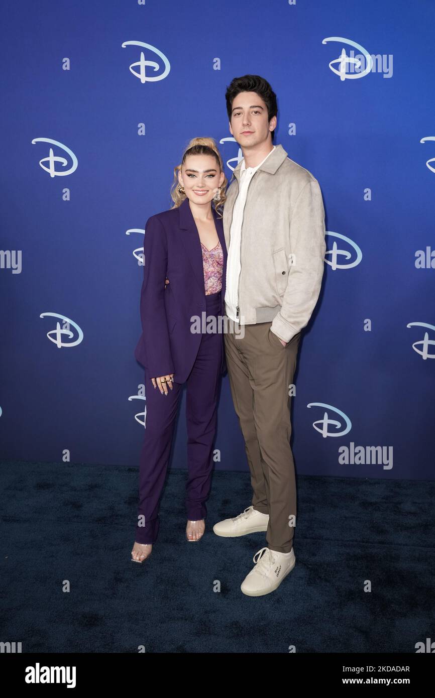 NEW YORK, NEW YORK - MAY 17: Meg Donelly and Milo Manheim attends the ...