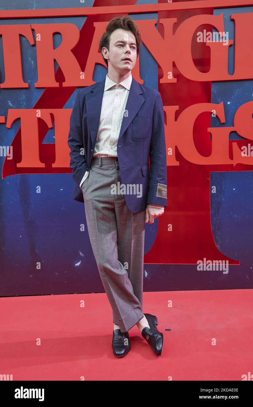 Charlie Heaton attends the Netflix Stranger Things season 4 premiere at ...
