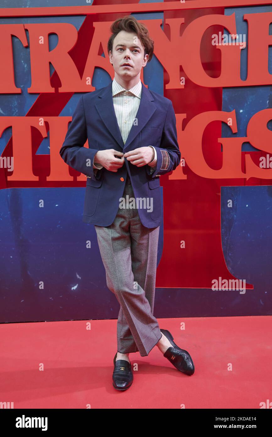 Charlie Heaton attends the Netflix Stranger Things season 4 premiere at ...