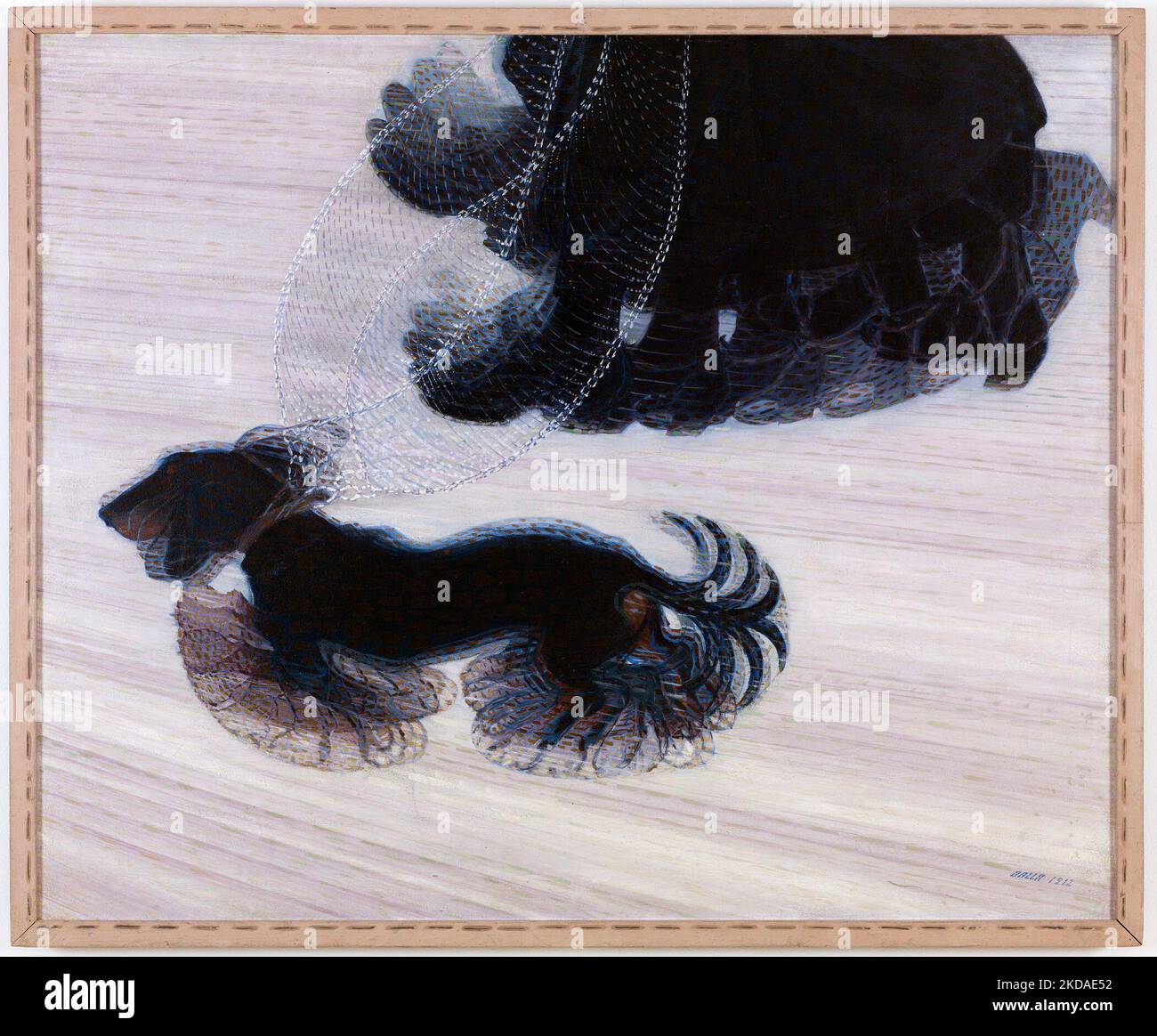 Dinamismo di un Cane al Guinzaglio (Dynamism of a Dog on a Leash ...