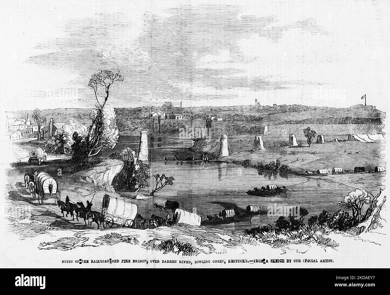 1800s newspaper railroad Black and White Stock Photos & Images - Alamy