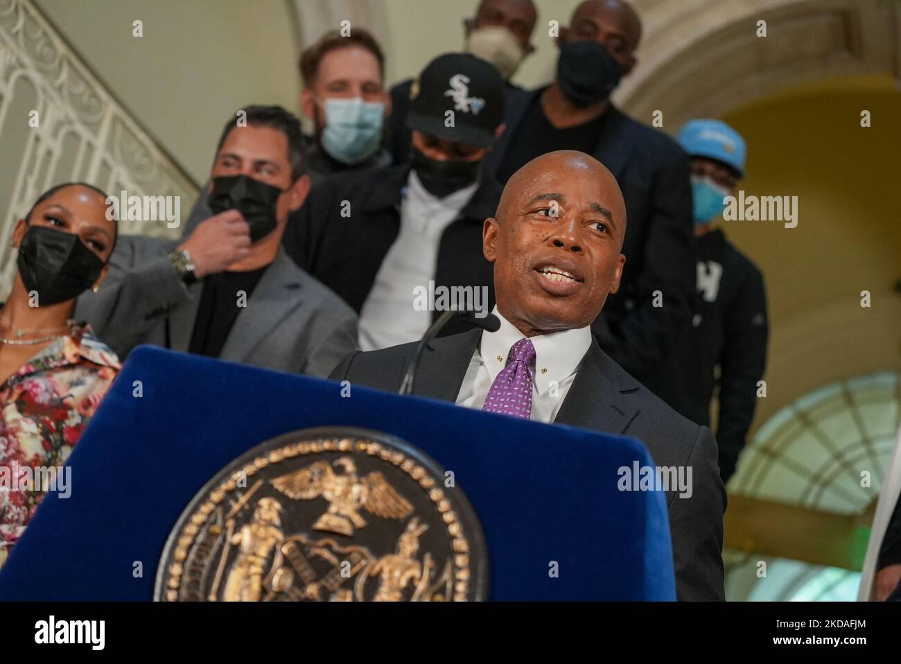 NYC mayor Eric Adams honors the Christopher “Notorious B.I.G.” Wallace ...