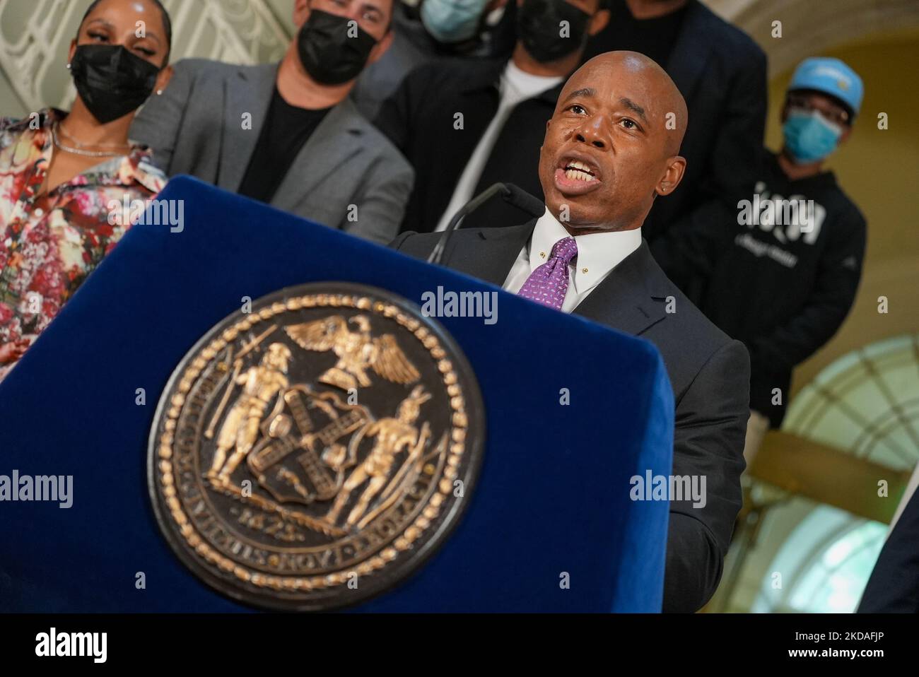 NYC mayor Eric Adams honors the Christopher “Notorious B.I.G.” Wallace ...