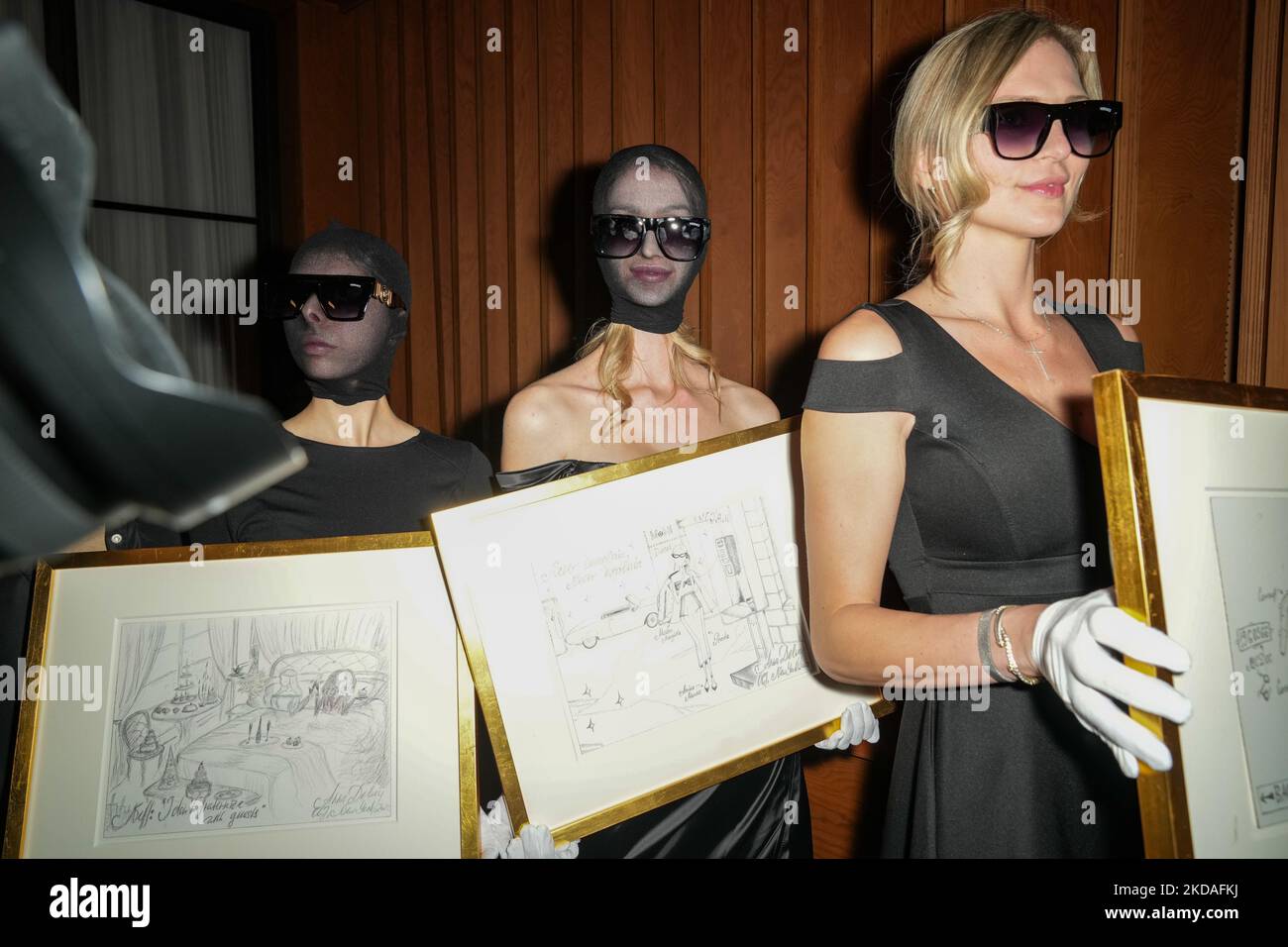 Anna Sorokin aka Anna Delvey launched her solo art exhibit titled ...