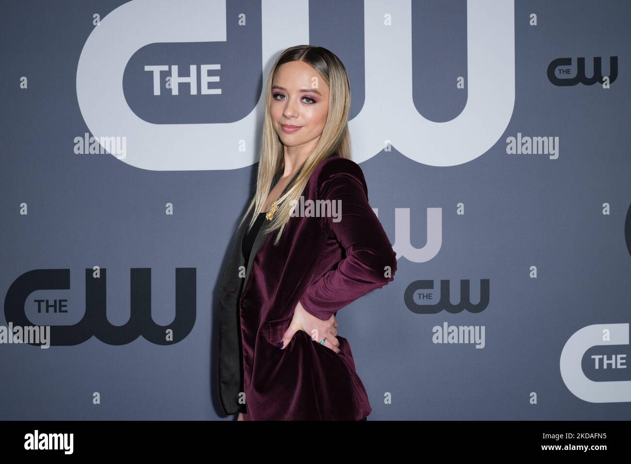 Anna Lore attends The CW Network's 2022 Upfront Arrivals at New York ...