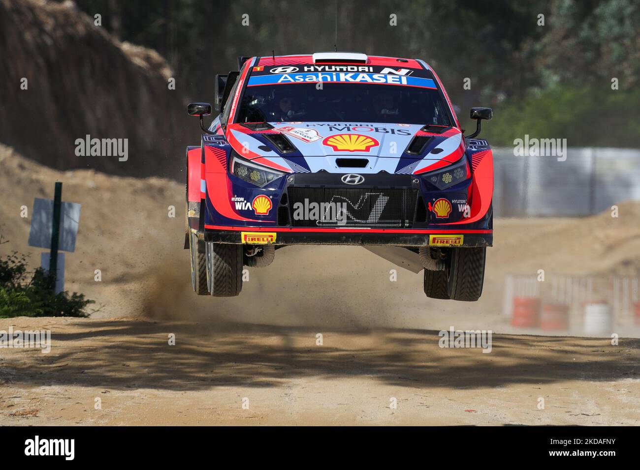 Ott TANAK (EST) and Martin JARVEOJA (EST) in HYUNDAI i20 N Rally 1 of ...