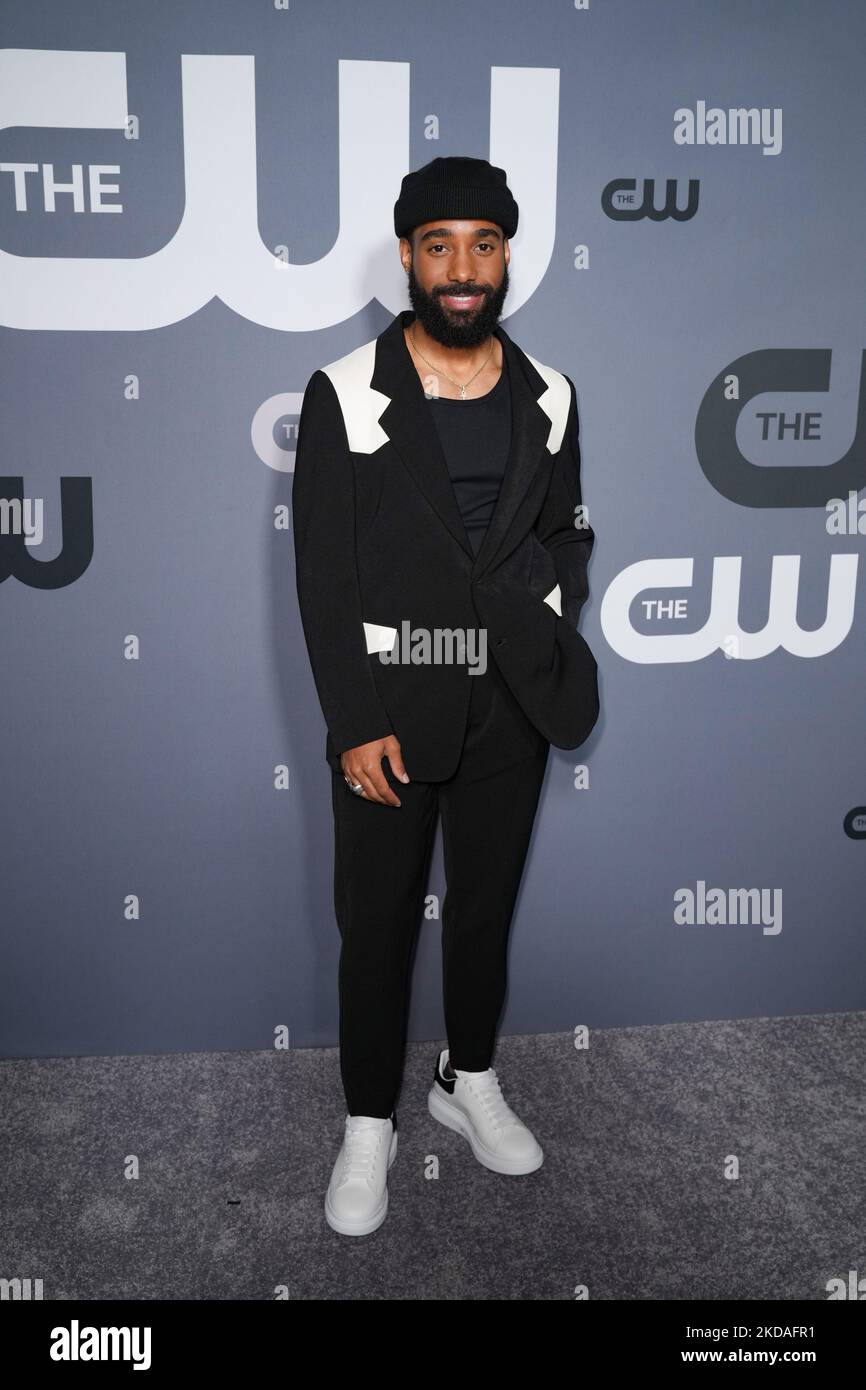 Philemon Chambers attends The CW Network's 2022 Upfront Arrivals at New ...