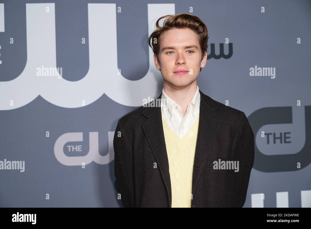 Oscar Morgan attends The CW Network's 2022 Upfront Arrivals at New York ...