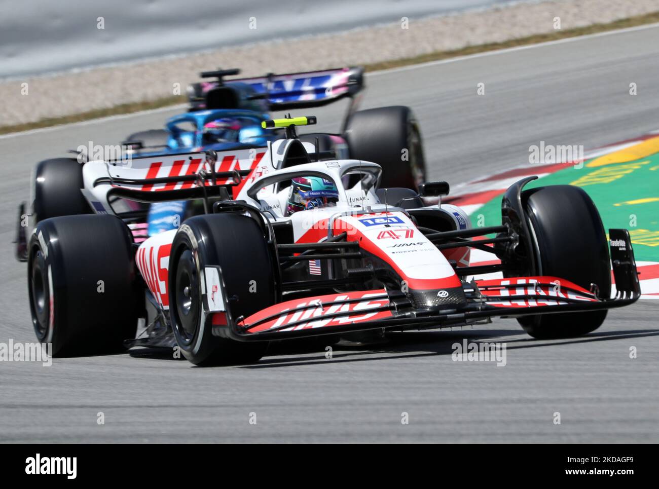 Mick Schumacher's Haas during practice 1 of the Formula 1 Pirelli GP of ...
