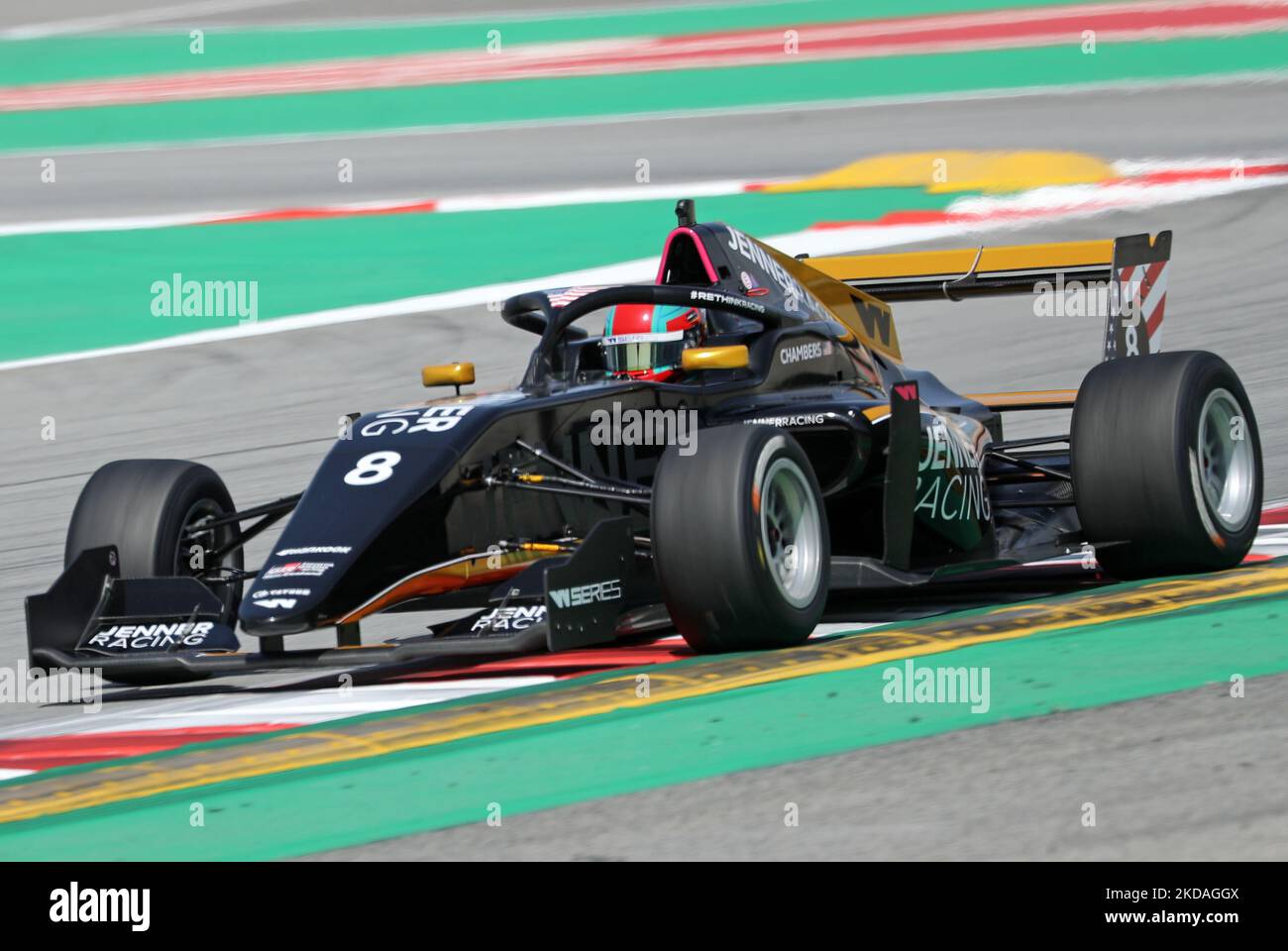 Chloe Chambers, from Jenner Racing, during the W Series free practice ...
