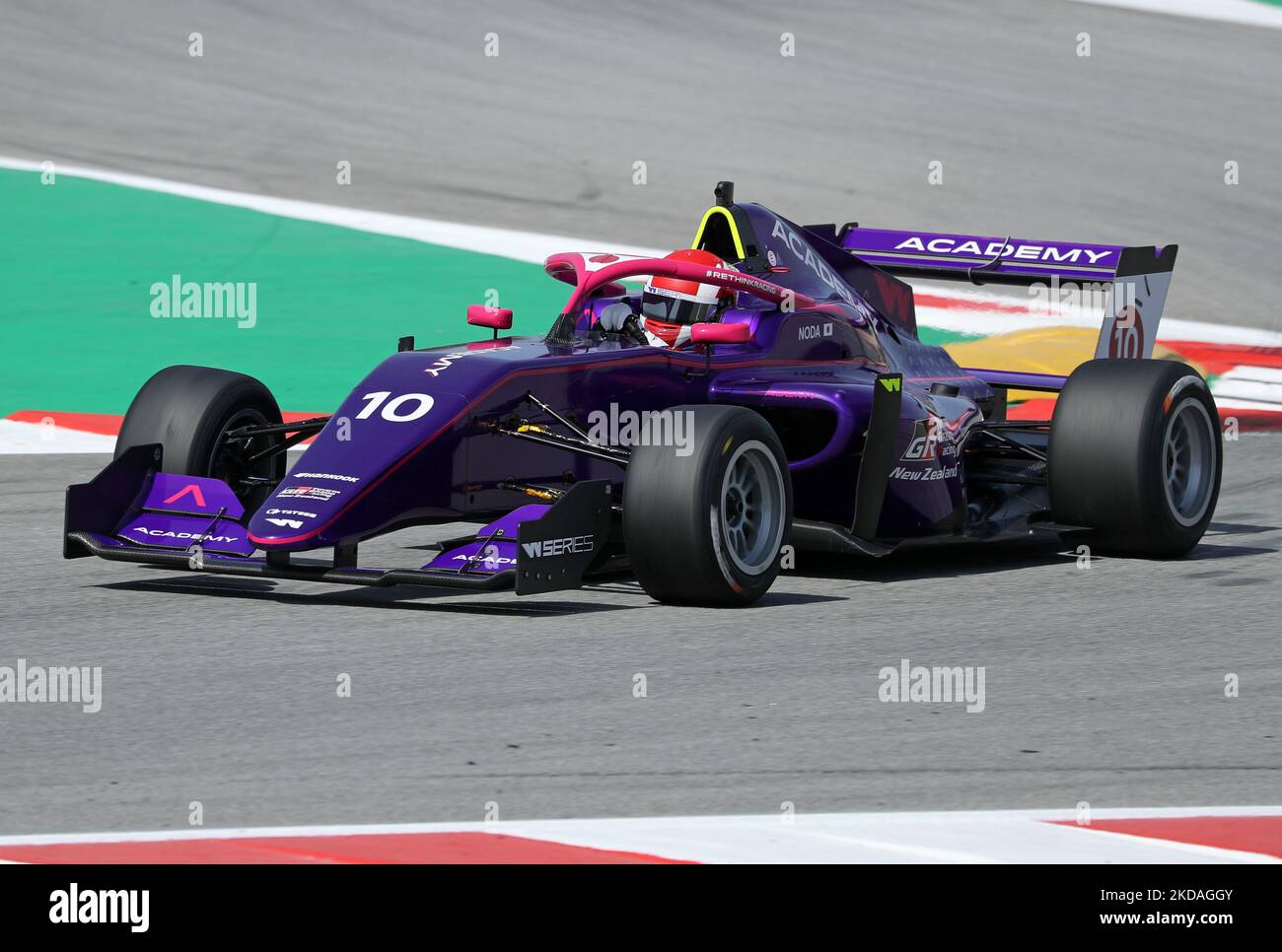 Juju Noda, from W Series Academy, during the W Series free practice during the Formula 1 Pirelli ...