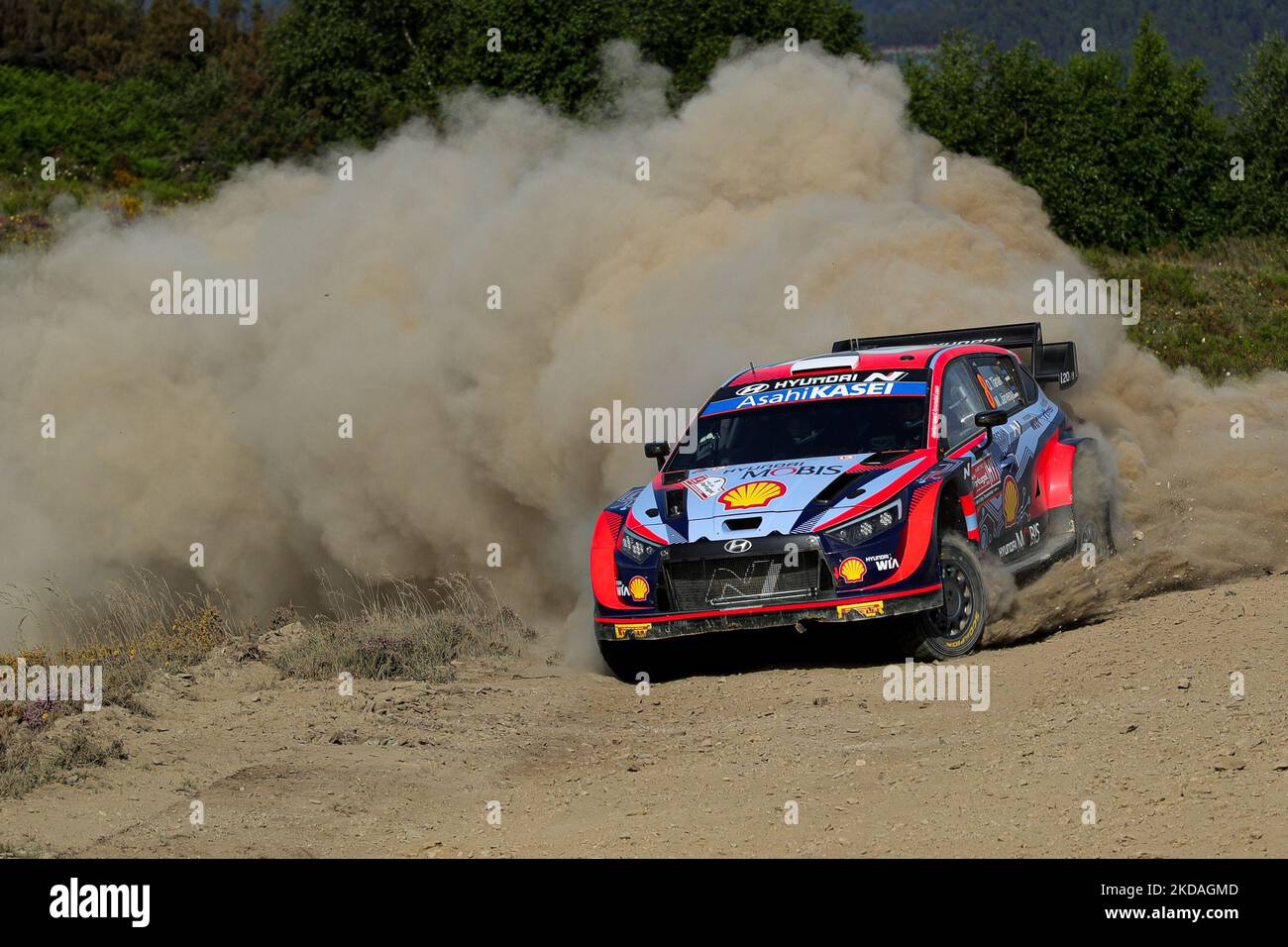 Ott TANAK (EST) and Martin JARVEOJA (EST) in HYUNDAI i20 N Rally 1 of ...