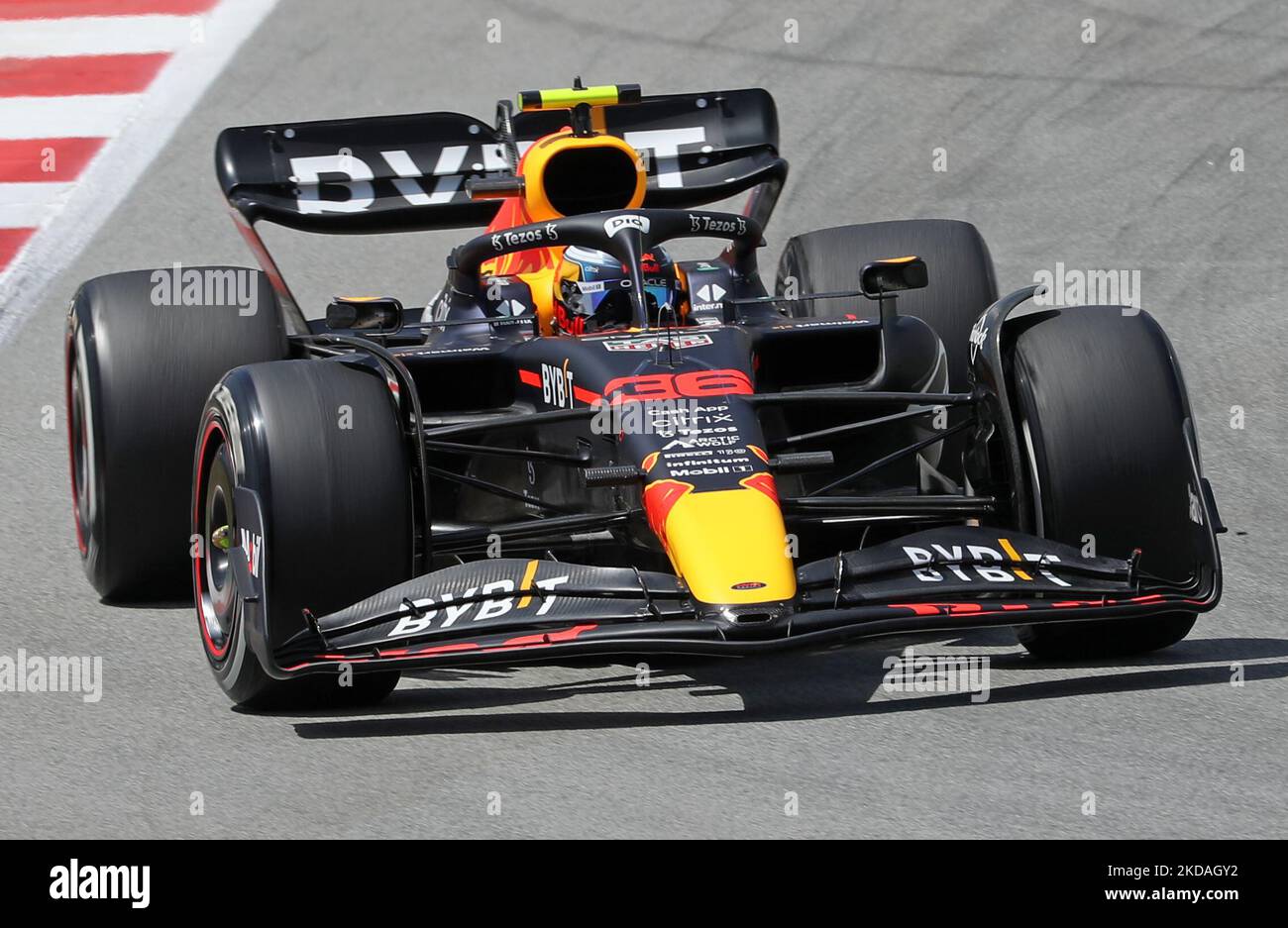 Juri Vips's Red Bull during practice 1 of the Formula 1 Pirelli GP of ...