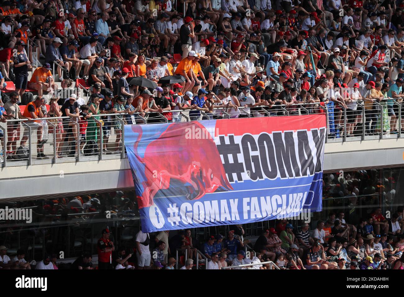 Max Verstappen fans during practice 2 of the Formula 1 Pirelli GP of ...