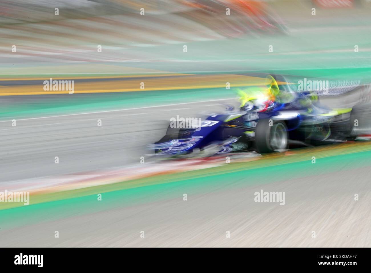Alice Powell, from Racing X, during the W Series free practice during ...